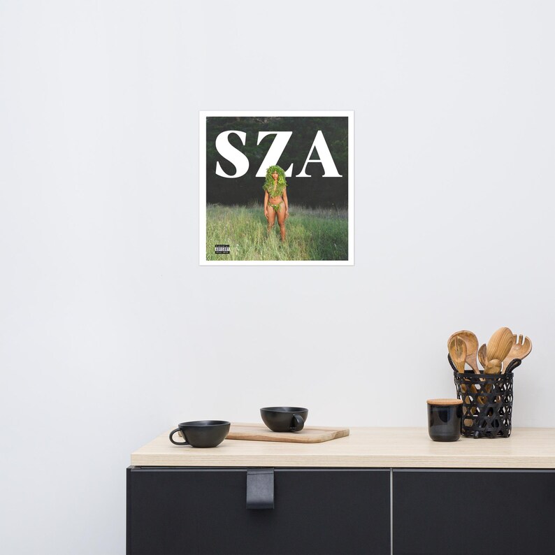SZA SOS Deluxe: LANA Album Cover Poster | Enhanced Matte Paper Wall Art ...