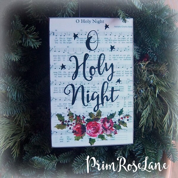 Christmas Carol Sign - Etsy