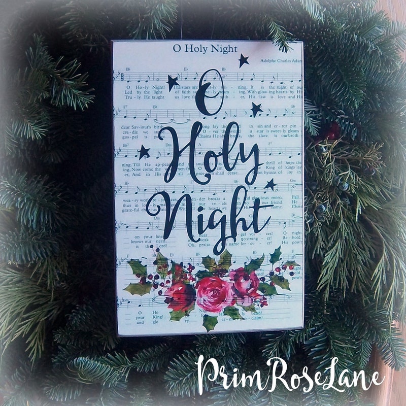 Christmas Carol Sign - Etsy