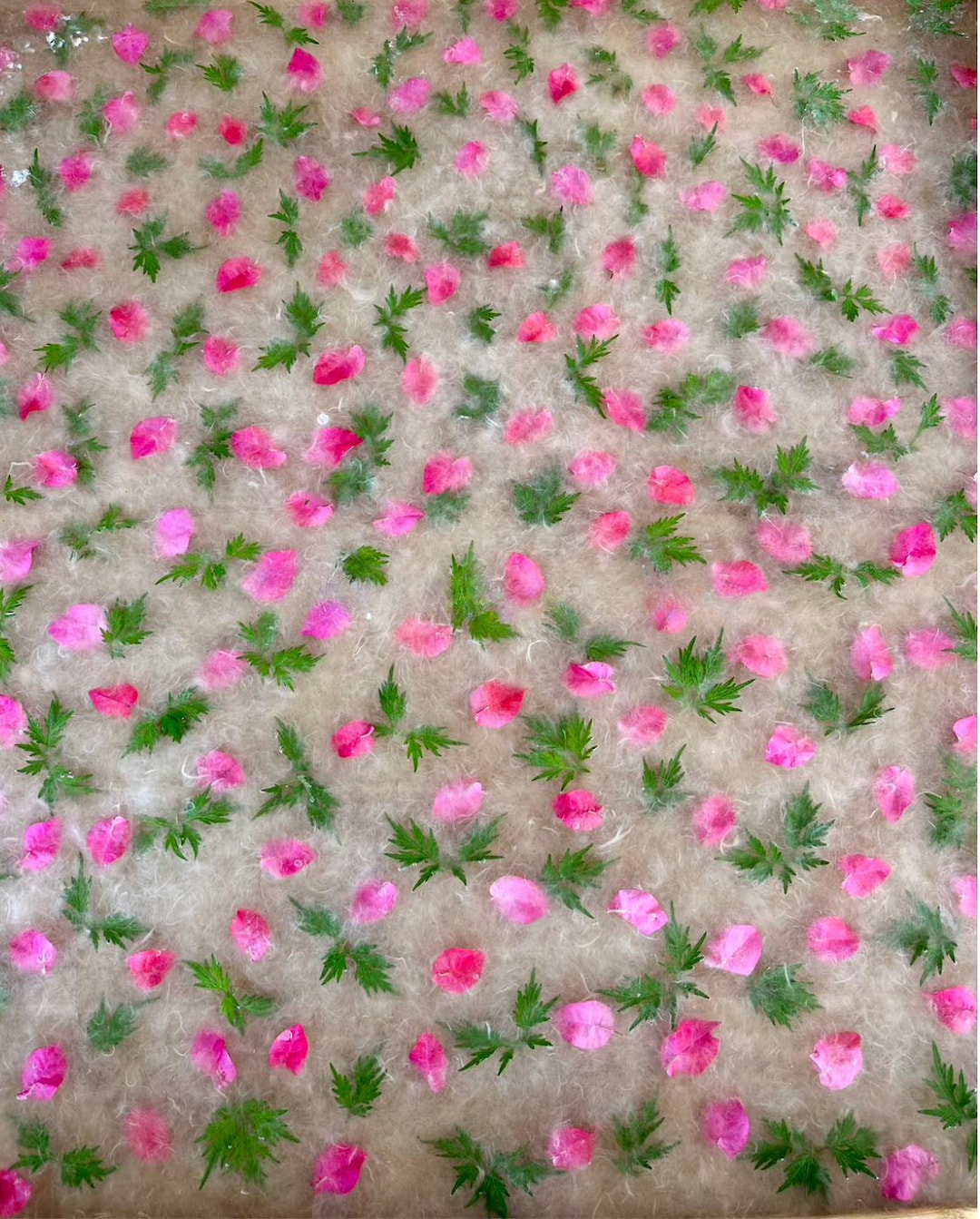Mulberry Bark Paper With Real Flower Pattern - Etsy