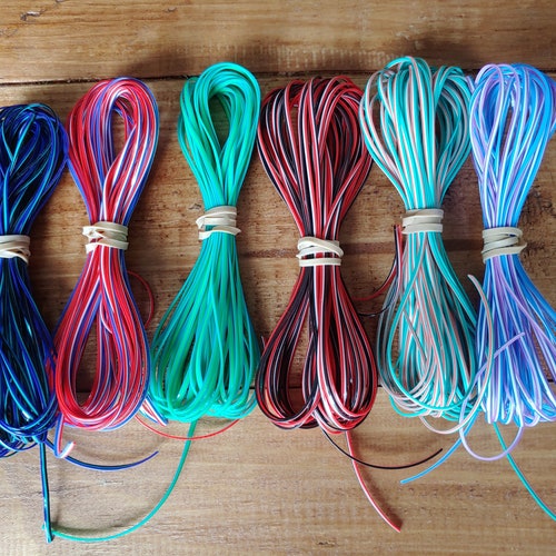 Lot of Rexlace Boondoggle Plastic Lace Gimp in GREEN Colors 80 - Etsy