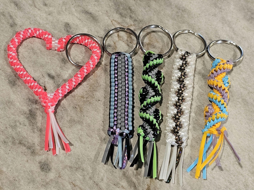 10 Rexlace Boondoggle Gimp Plastic Lace Key Chains Napoleon Dynamite ...