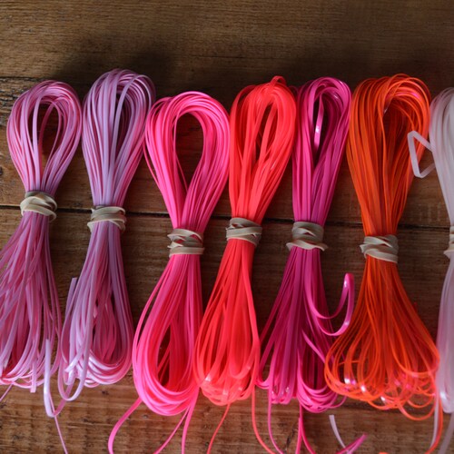 Lot of Rexlace Boondoggle Plastic Lace Gimp in BLUE Colors 70 - Etsy