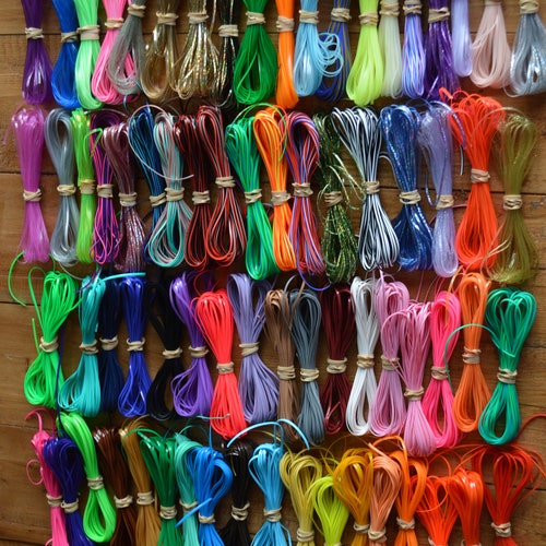 Lot of Rexlace Boondoggle Plastic Lace Gimp in DUO Double - Etsy