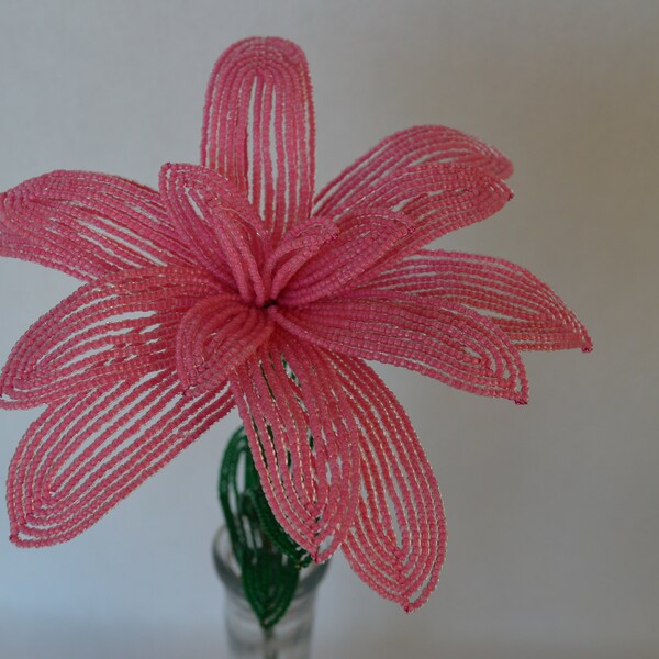 French Beaded Flower - Etsy