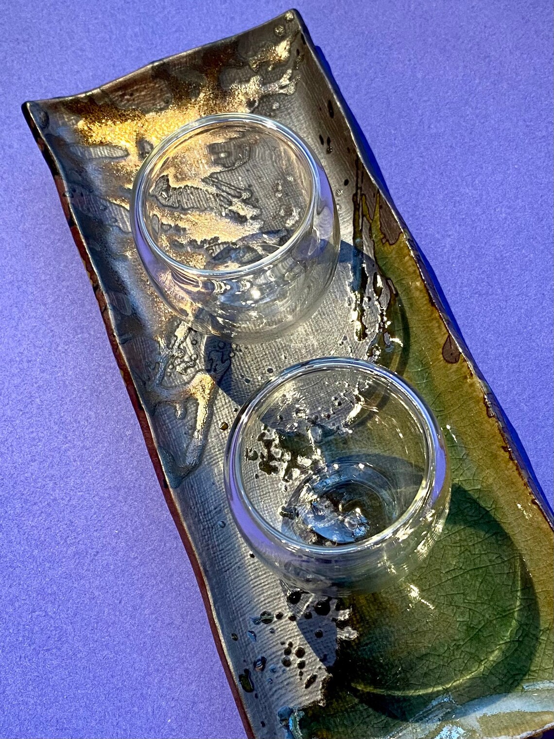 Set of Two Double Wall Tea Cups - Etsy