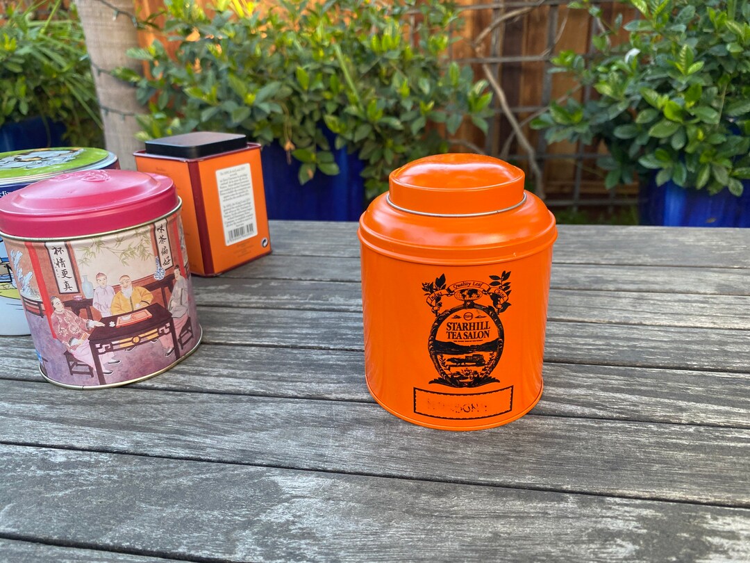 Vintage English Tea Caddy - Etsy