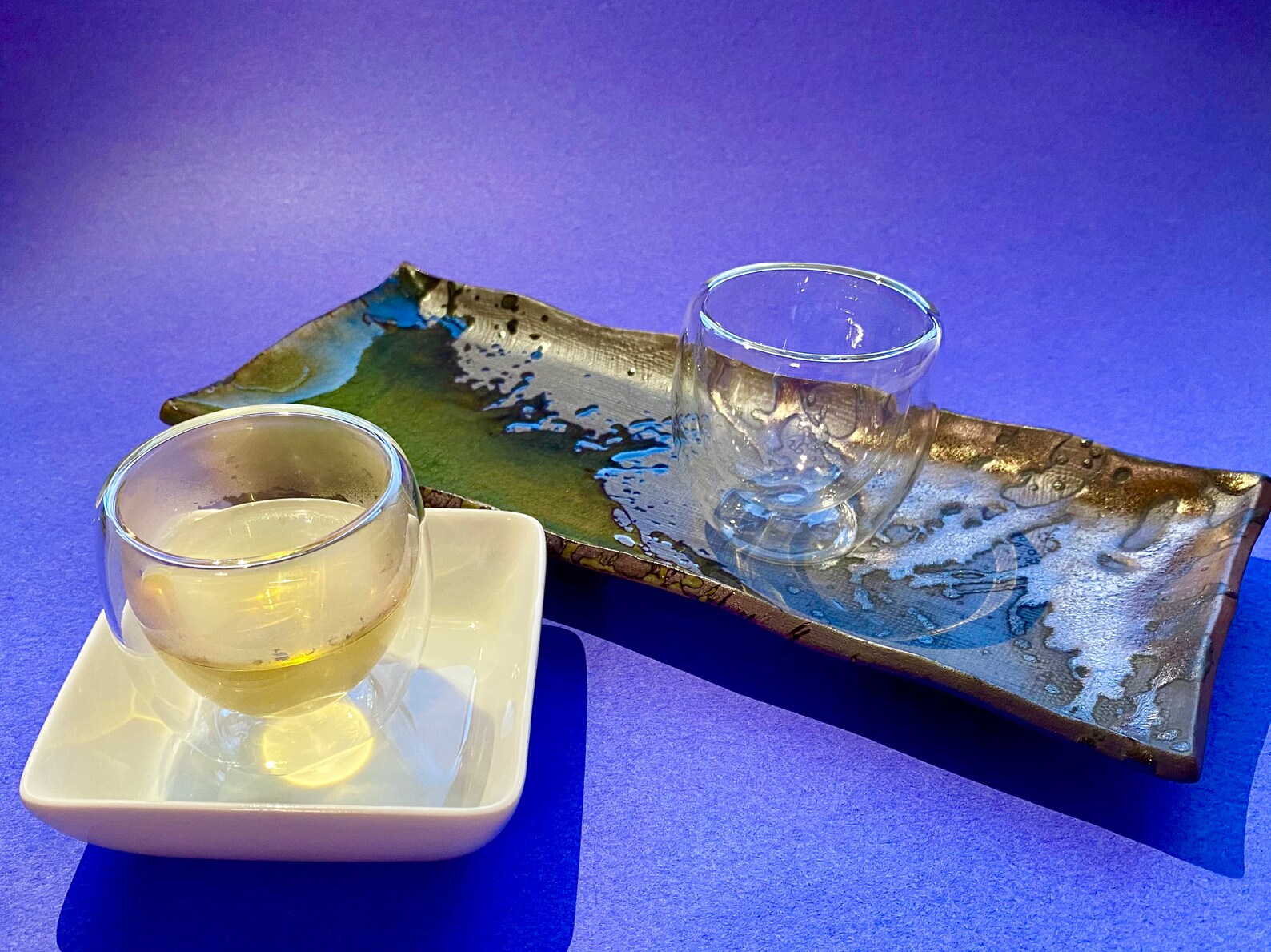 Set of Two Double Wall Tea Cups - Etsy