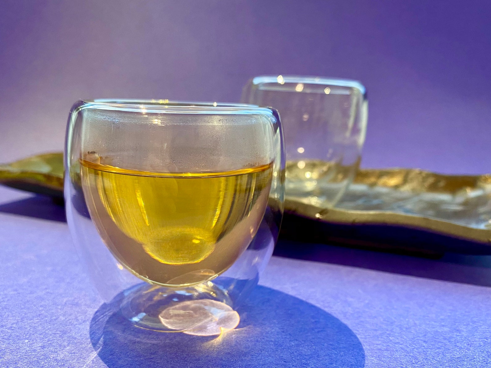 Set of Two Double Wall Tea Cups - Etsy