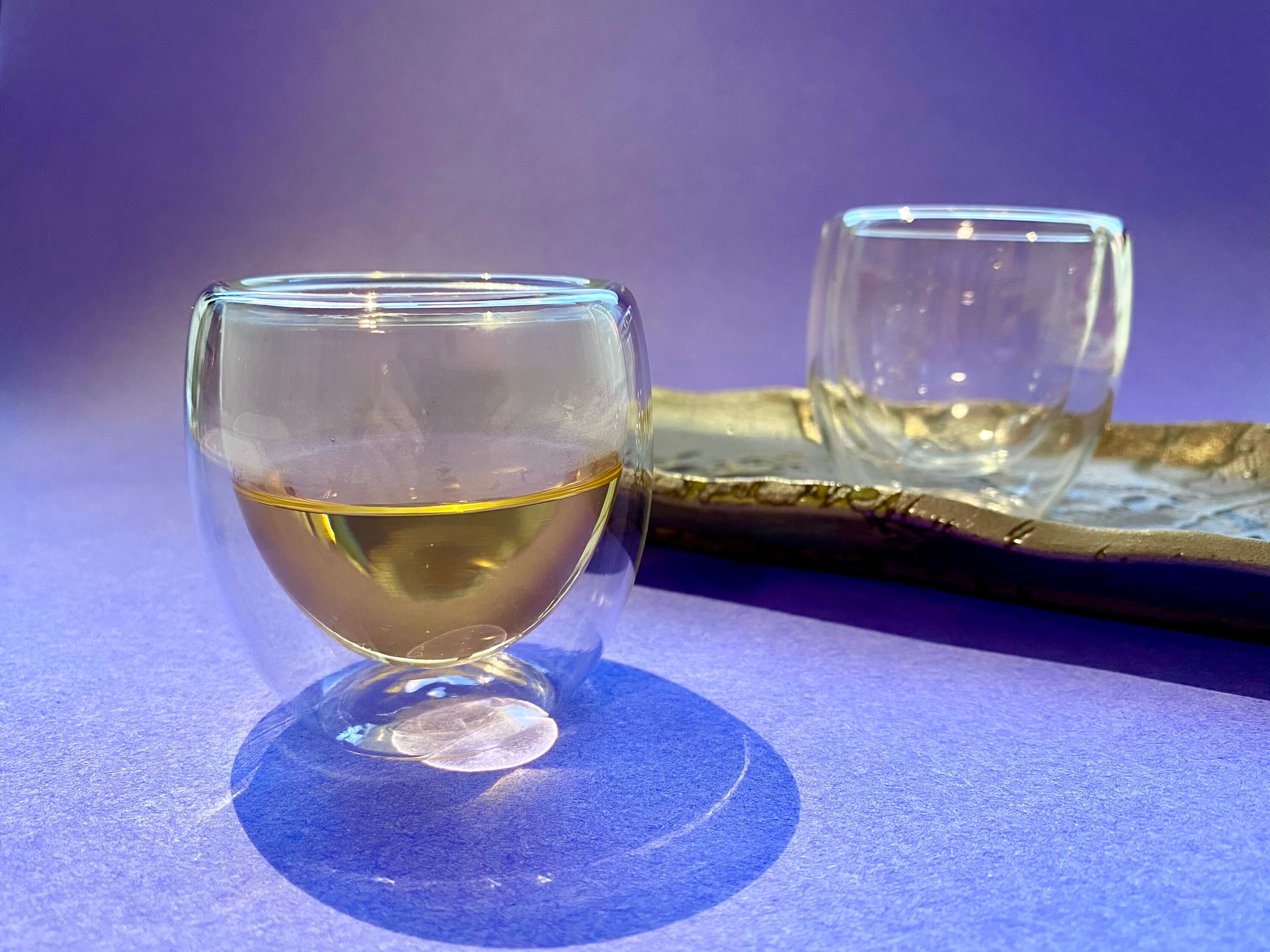 Set of Two Double Wall Tea Cups - Etsy