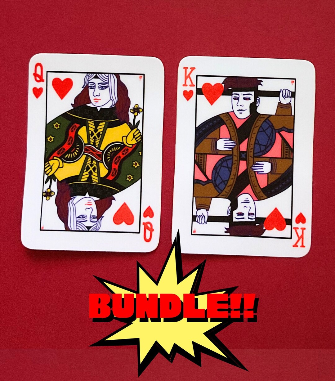 Rogue and Gambit Sticker BUNDLE - Etsy