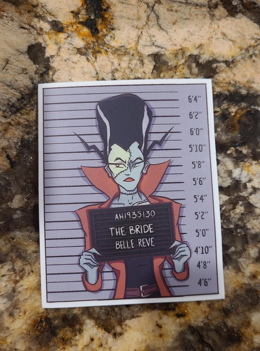 The Bride: Creature Commandos Sticker - Etsy