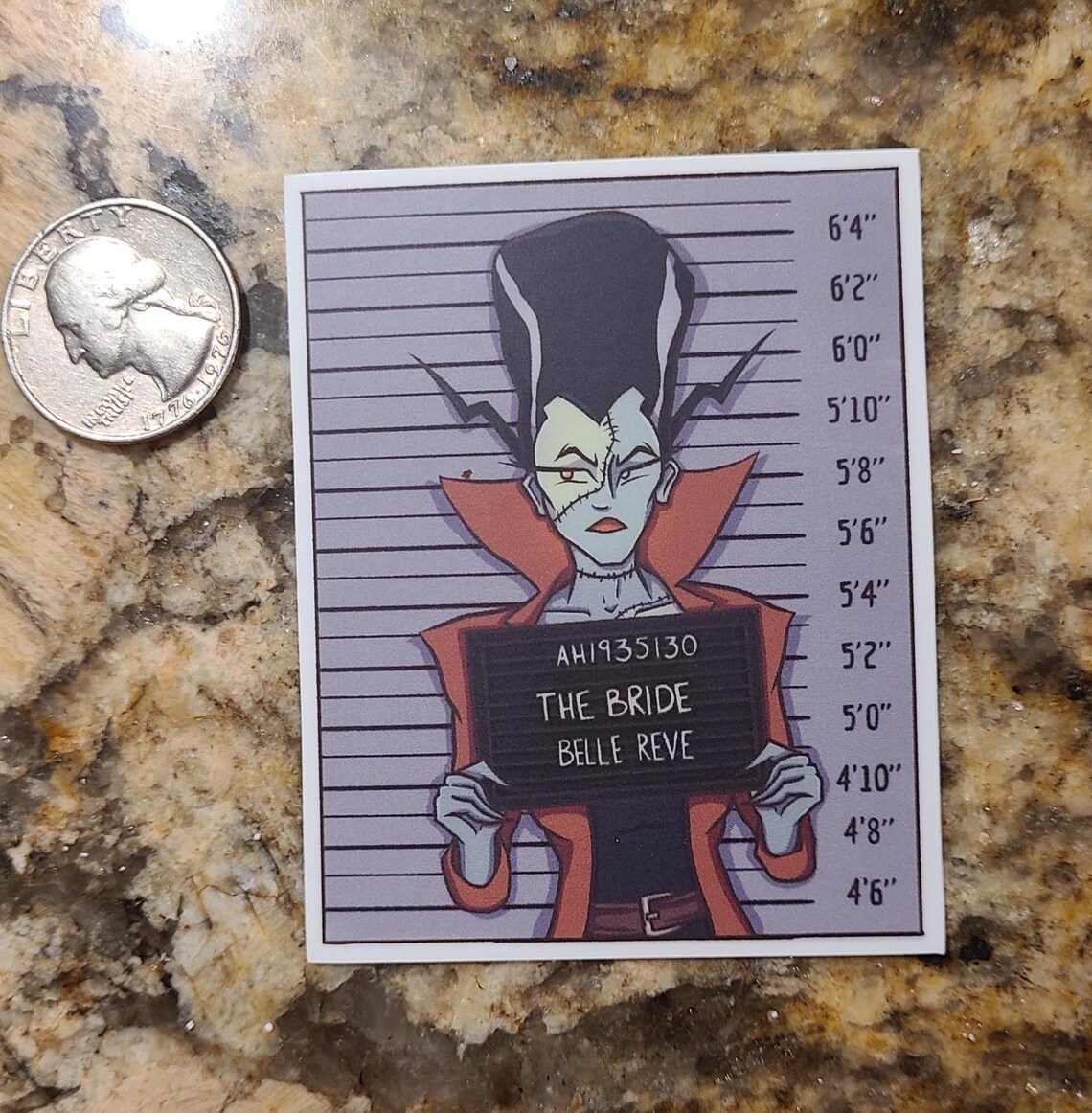 The Bride: Creature Commandos Sticker - Etsy
