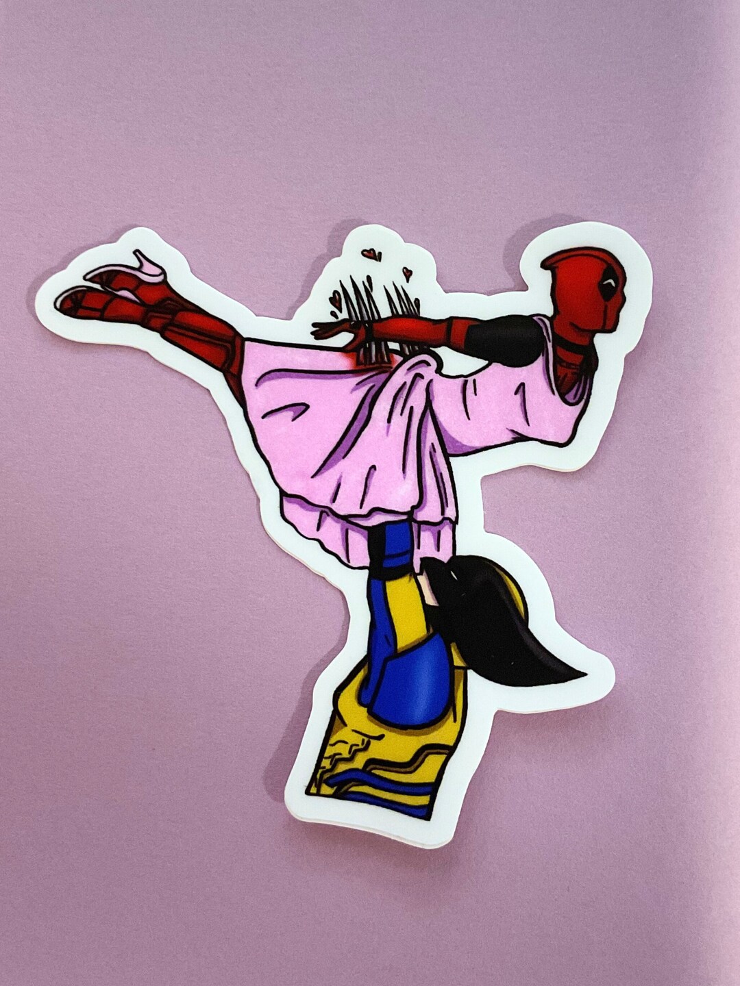 Deadpool & Wolverine Dirty Dancing Sticker - Etsy
