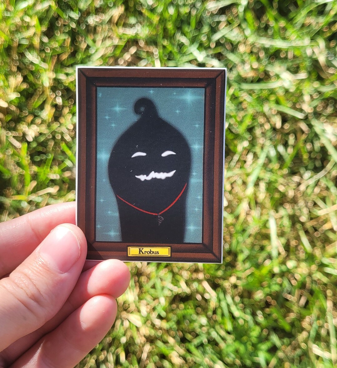 Krobus Stardew Valley Portrait Sticker - Etsy