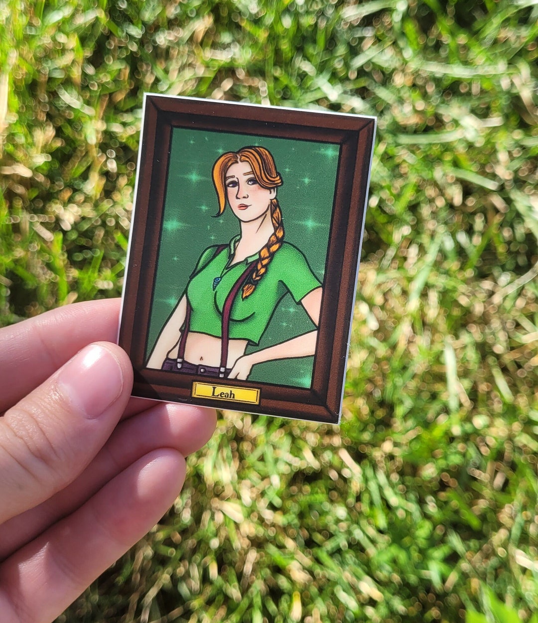 Leah Stardew Valley Portrait Sticker - Etsy
