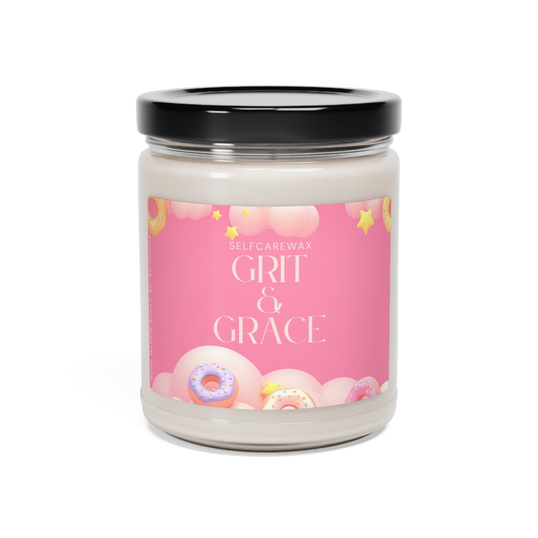 Grit and Grace Scented Soy Candle Gift for Self Care Home Item for ...