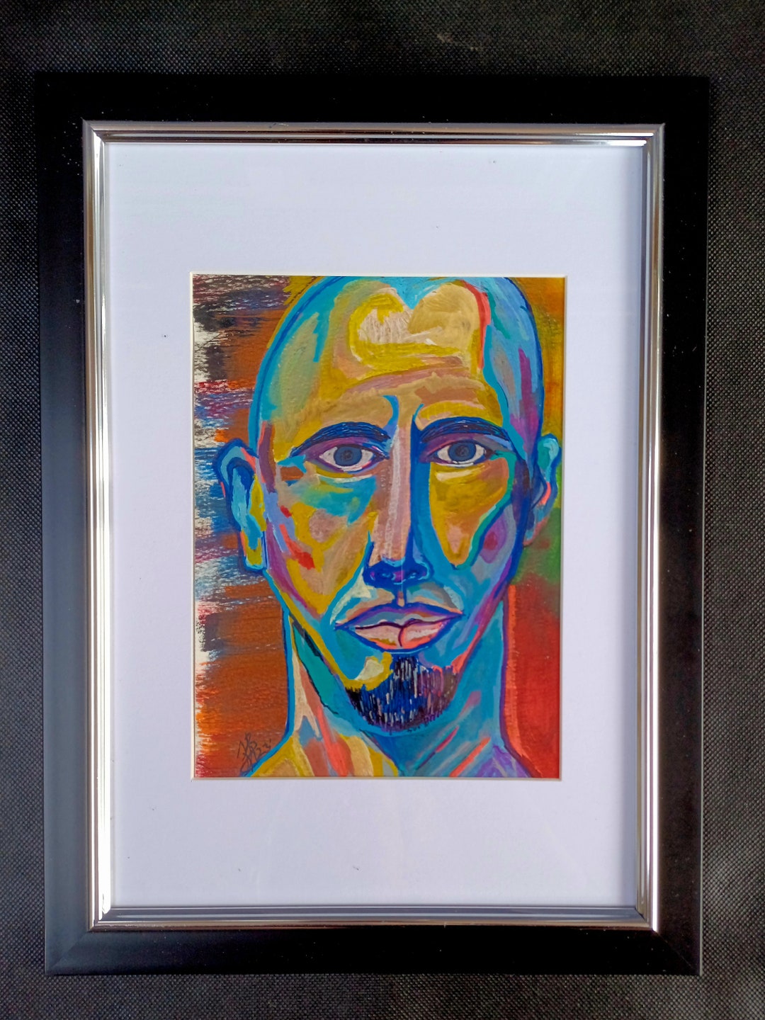 Dave Original Abstract Art Portrait by Chris KB Art Without Rules ...