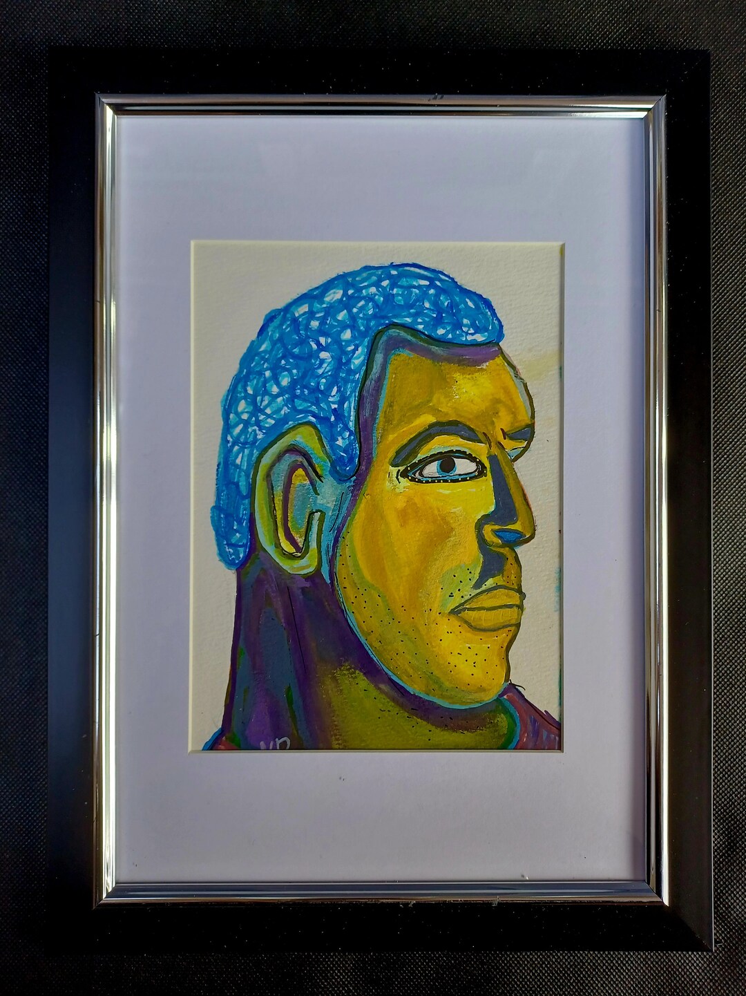 John John Original Abstract Art Portrait by Chris KB Art Without Rules ...