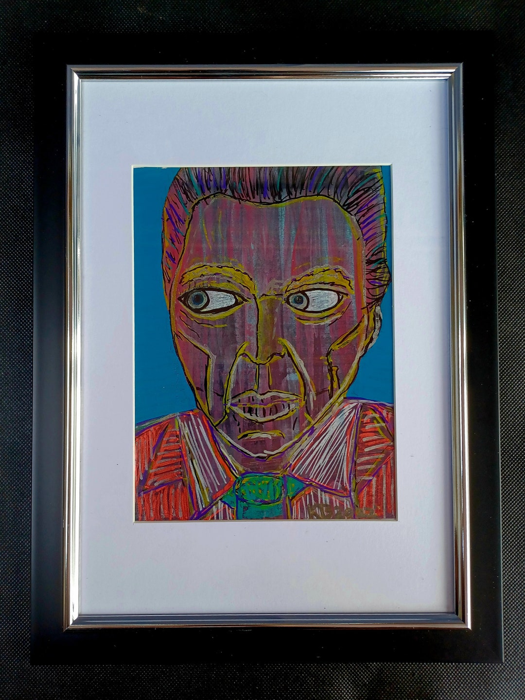 Topher Original Abstract Art Portrait by Chris KB Art Without Rules ...