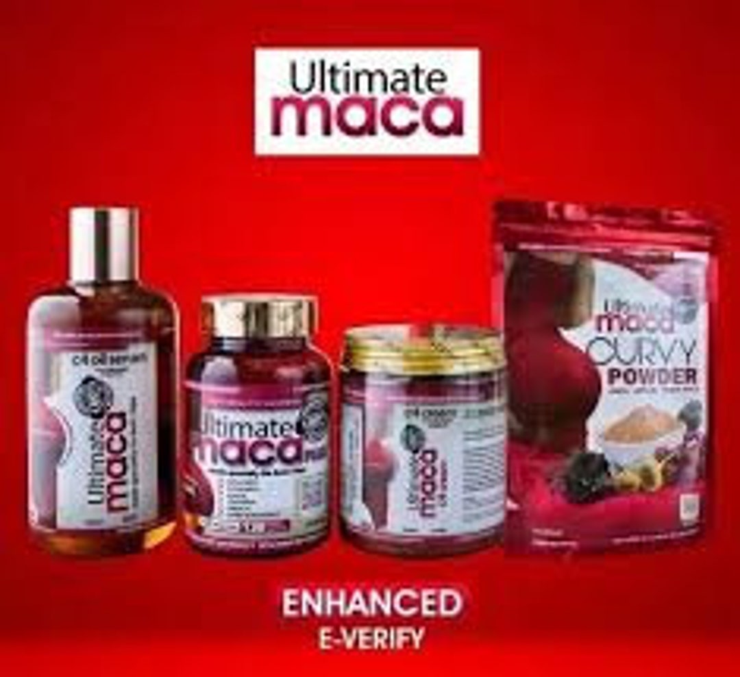 Ultimate Maca Booty Sets Pill,powder,oil,cream 4 in 1 Combi - Etsy