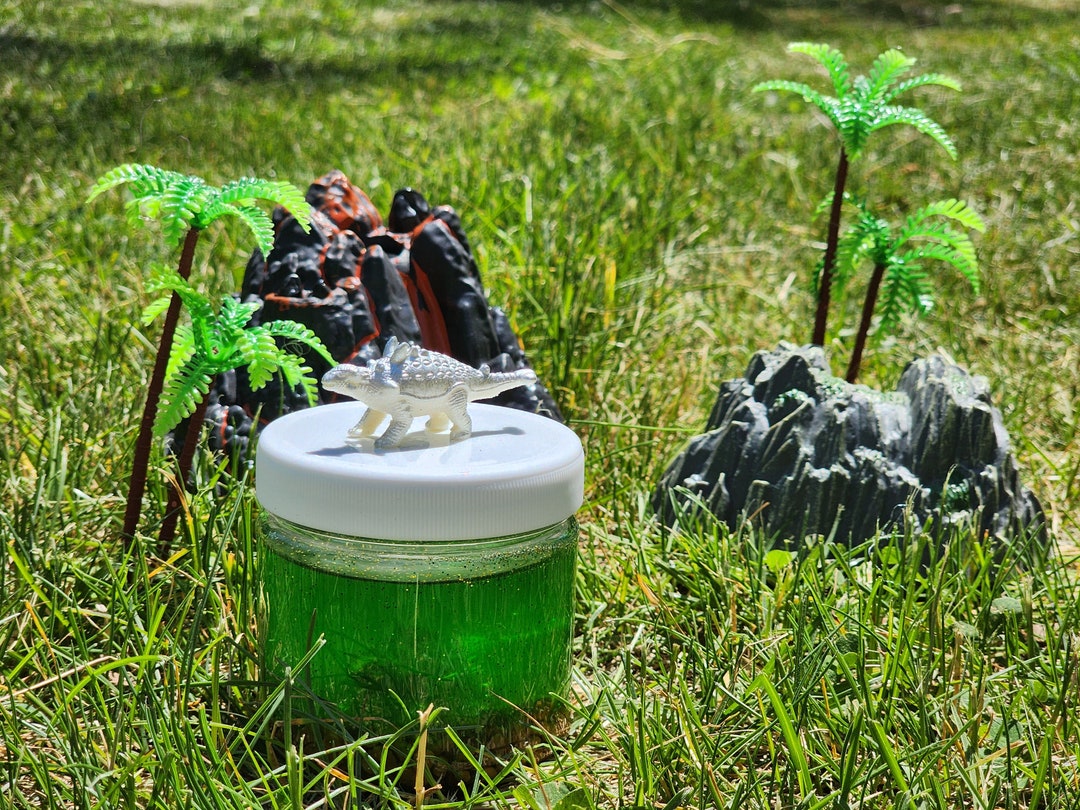 Dinosaur Slime (triceratops, Brachiosaurus, Anklyosaurus) - Etsy