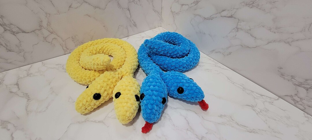 Crochet Pattern Two Headed Snake No Sew - Etsy