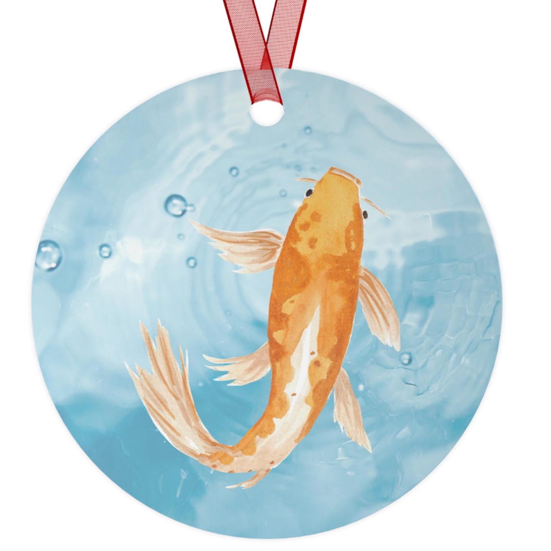 Koi Fish Metal Ornament Koi Fish Gift Koi Gift Koi Lover Gift MIL Gift ...