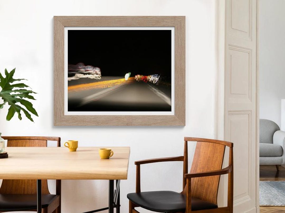 Motorway Camera Trails Art Print, Abstract Night Photography - Etsy