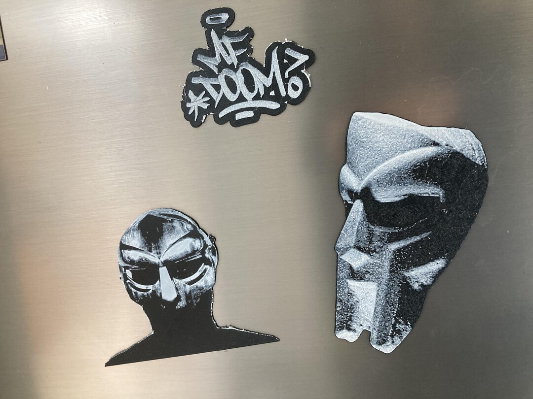 MF DOOM Themed Fridge Magnets, Refrigerator Magnets, Madvillain, Music ...