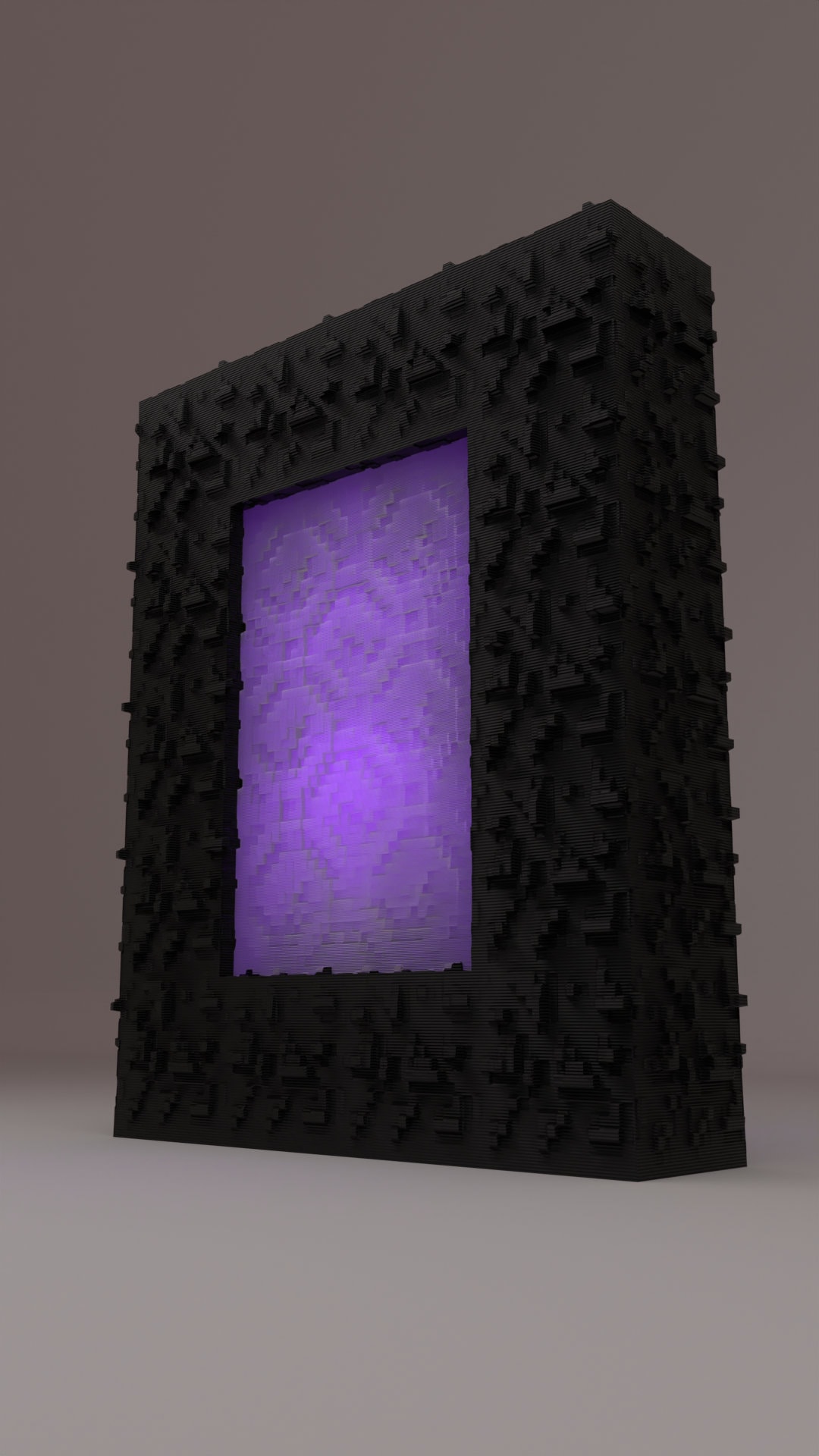 Minecraft Nether Portal, Gaming Room Decor, Gamer Gift, 3D Printed - Etsy