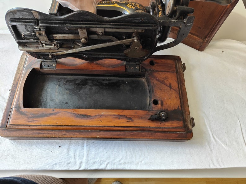 Antique Victorian Singer 12K Fiddle Base Sewing Machine - Etsy