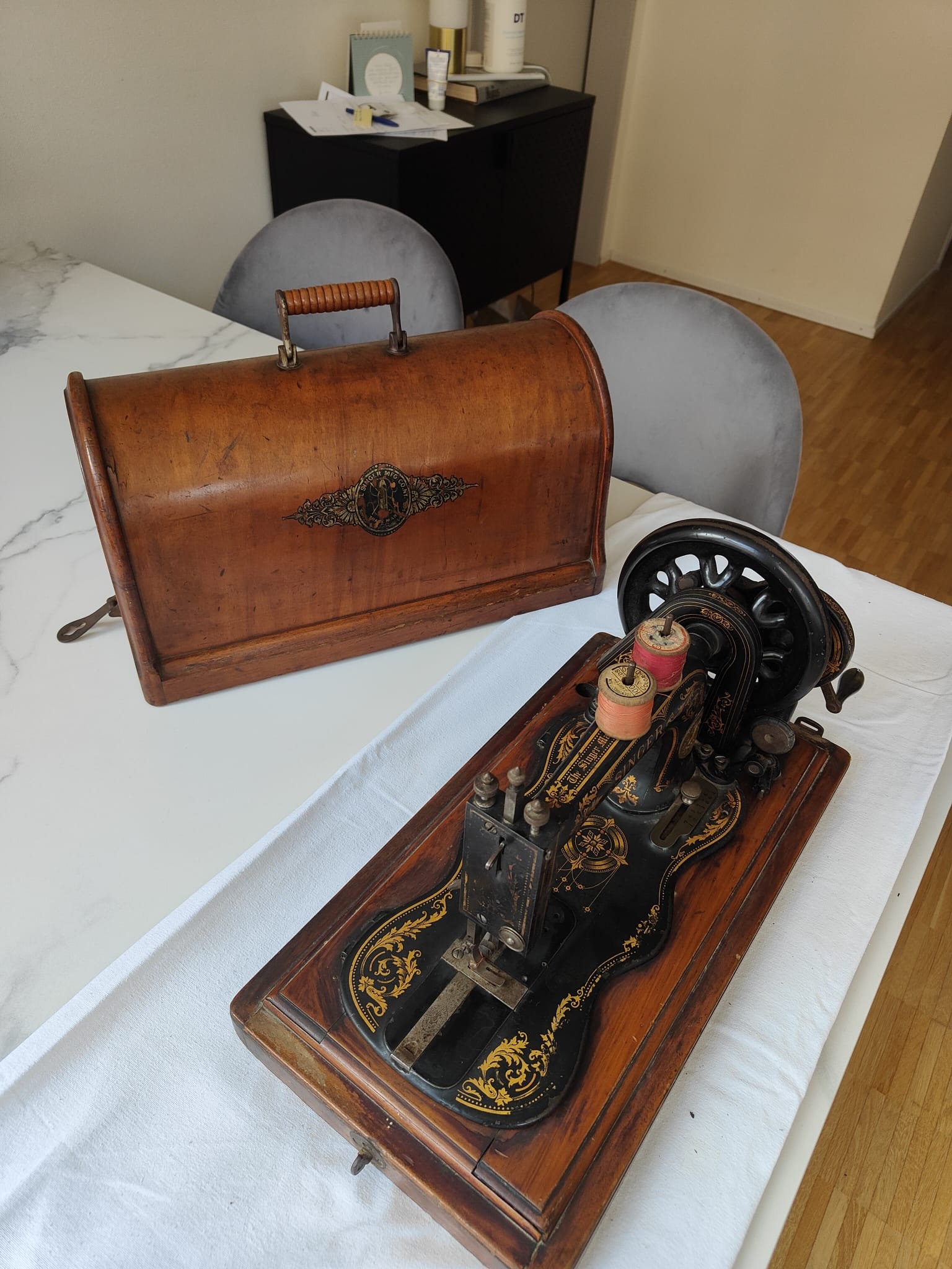 Antique Victorian Singer 12K Fiddle Base Sewing Machine - Etsy