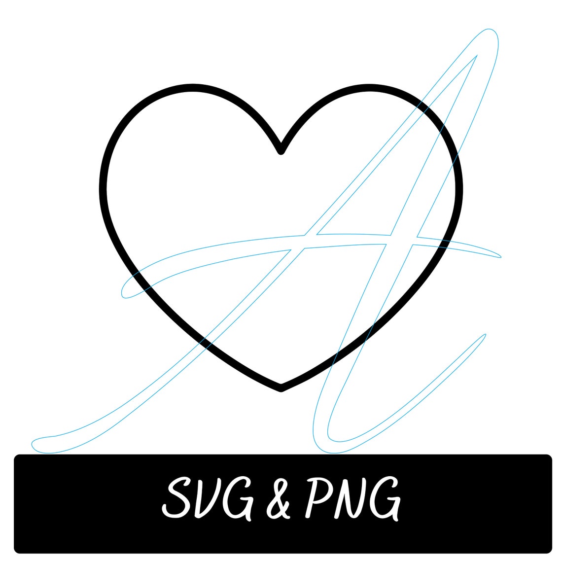 Heart Outline Svg, Heart Svg, Basic Heart Svg, Valentine's Day Heart ...