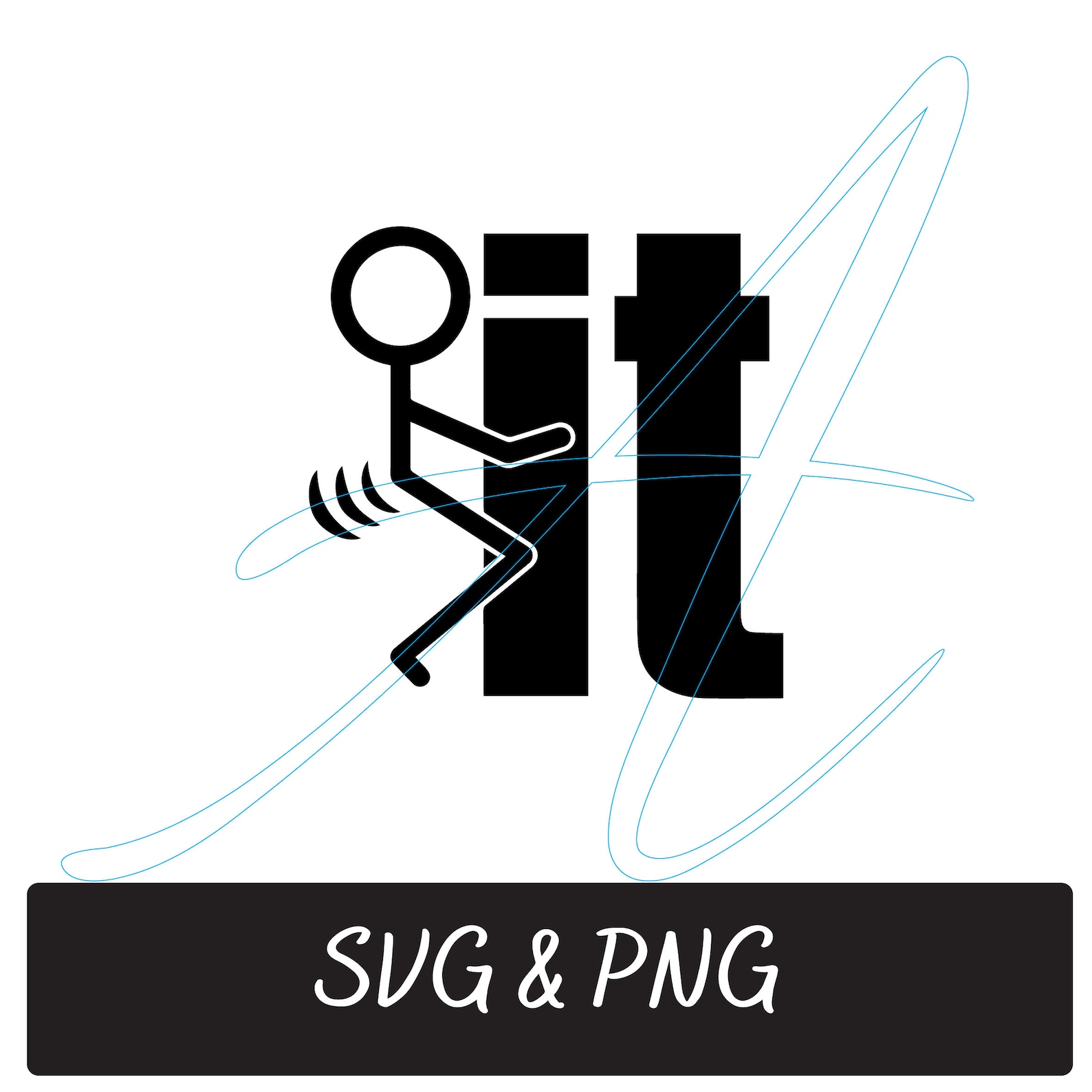 F It Digital Download SVG, PNG, JPEG, Pdf - Etsy
