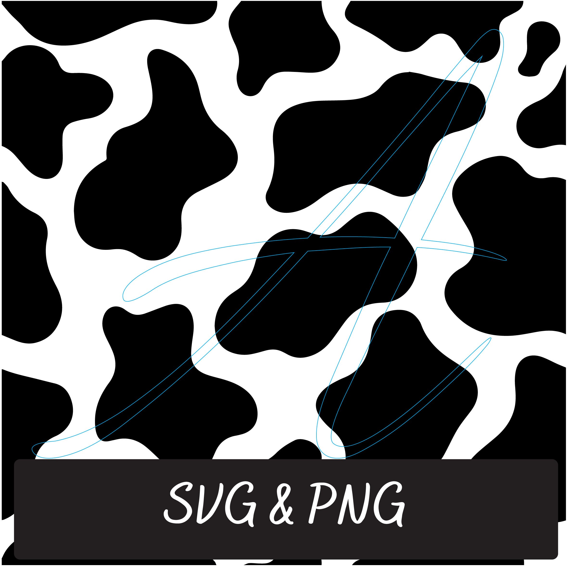 Cow Print, Cow Spots, Cow Print Pattern Instant Download SVG, PNG, PDF ...