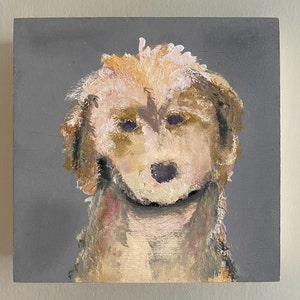 Dog Portrait Gouache Painting. Custom Portrait. - Etsy