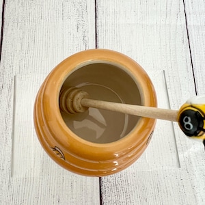 Ceramic Beehive Honey Pot With Dowel Server - Etsy