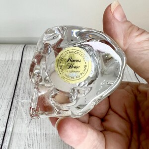 Vintage Princess House Germany Clear Lead Crystal Bear Figurine - Etsy