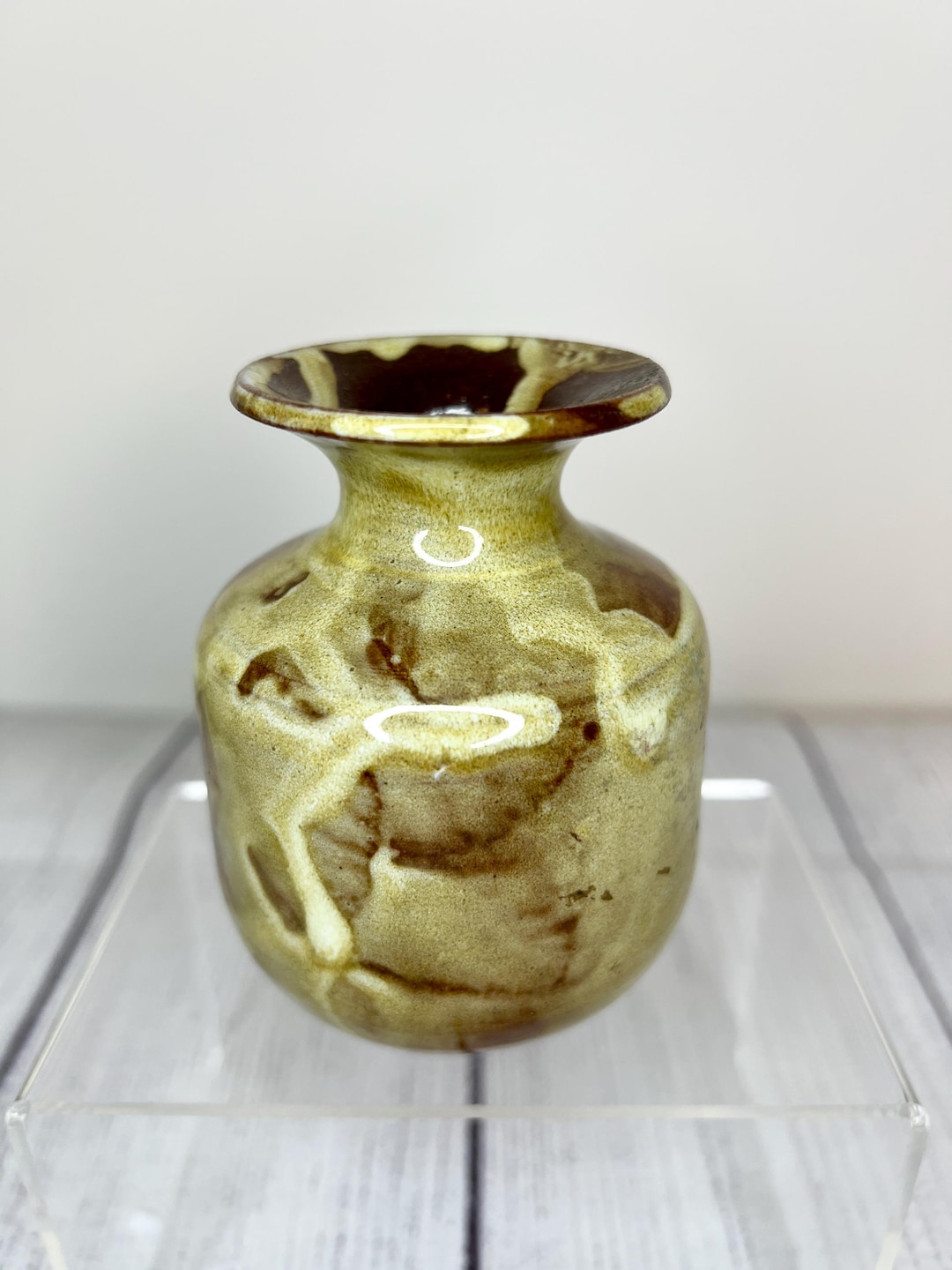 Small Hand Made Signed Bermuda Pottery Ceramic Vase - Etsy