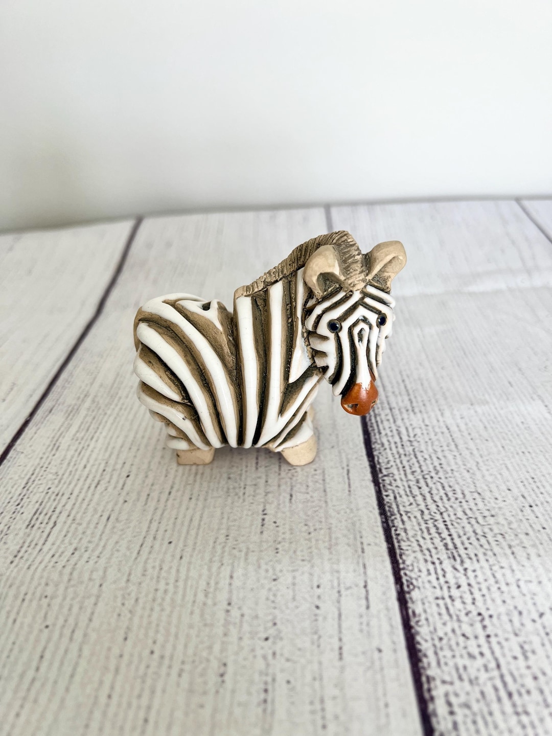 Beautiful Vintage Artesania Rinconada Retired Zebra Signed - Etsy