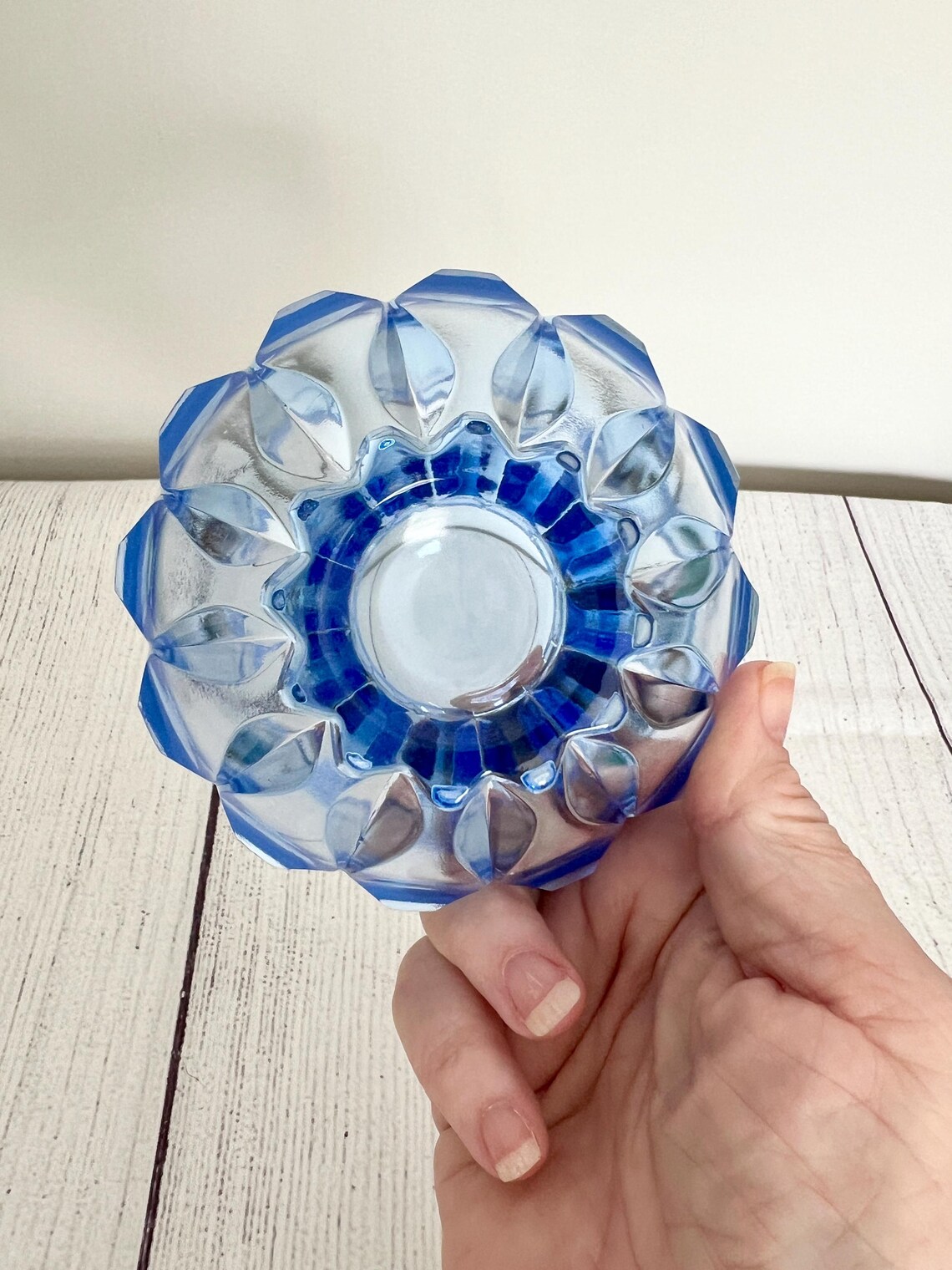 Beautiful Fenton Opalescent Periwinkle Blue Lidded Candy Dish - Etsy