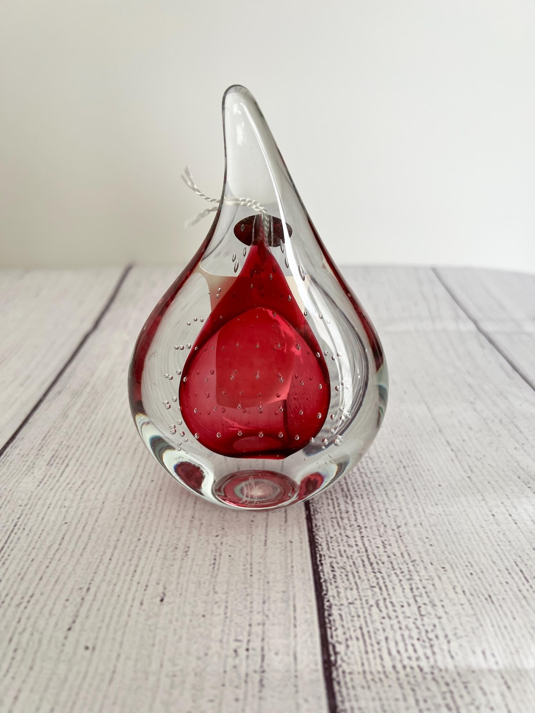 Signed Polish Jablonski Lead Crystal Art Glass Paperweight - Etsy