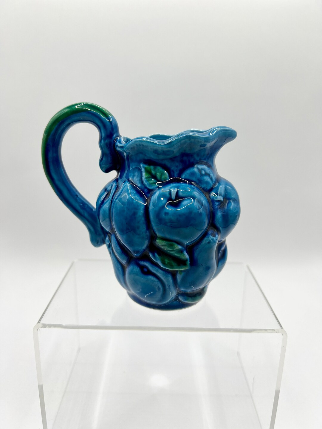 Vintage Blueberry Cream Pitcher by Inarco Japan - Etsy