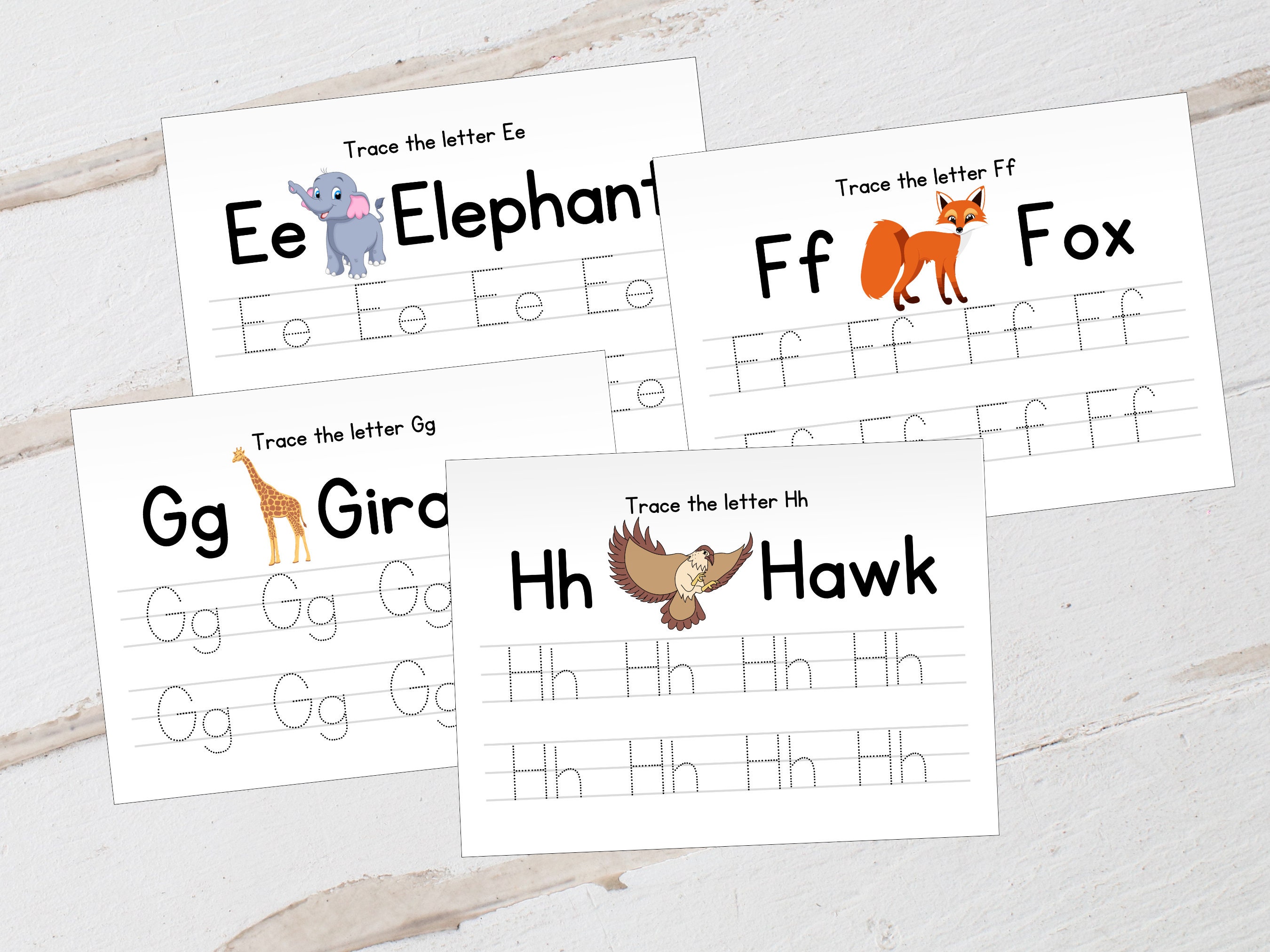 Preschool Line Tracing ABC Tracing Book Letter Tracing Printable ABC ...