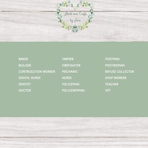 People Who Help Us Community Helper Flashcards: Montessori Occupation ...