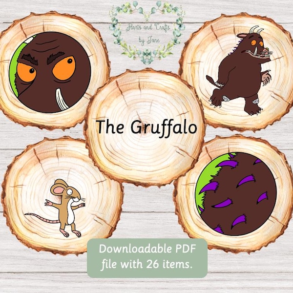 Gruffalo Clipart - Etsy UK