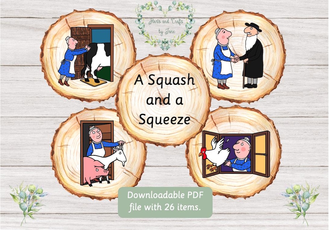A Squash and a Squeeze Story Stones: Julia Donaldson Flash Cards (PDF ...