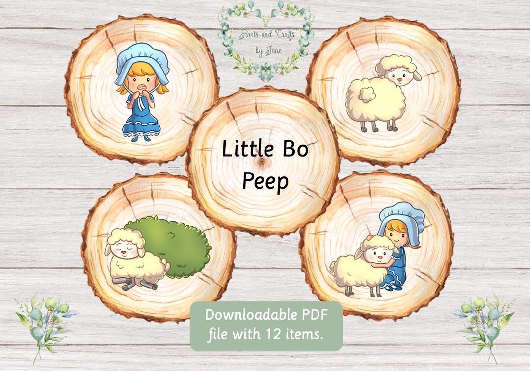 Little Bo Peep Nursery Rhymes Little Bo Peep Flash Cards Little Bo Peep ...