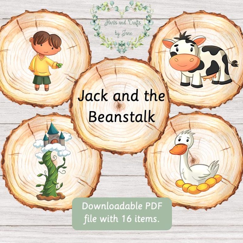 Jack and the Beanstalk Tuff Tray - Etsy UK